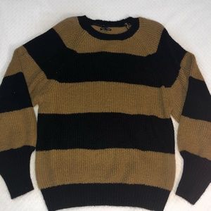 Target | Sweaters | Womens Striped Long Sleeve Cozy Crew Neck Sweater ...